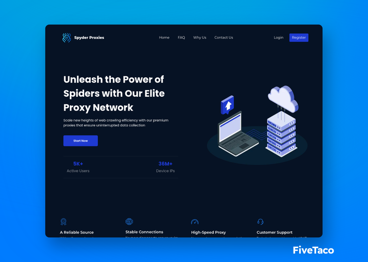 Spyder Proxies | FiveTaco
