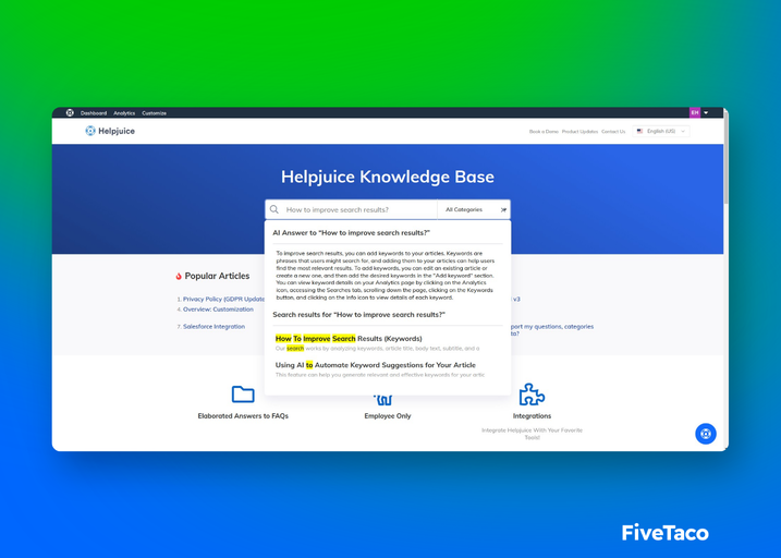 Helpjuice | FiveTaco