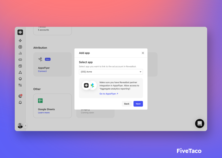 Revealbot | FiveTaco
