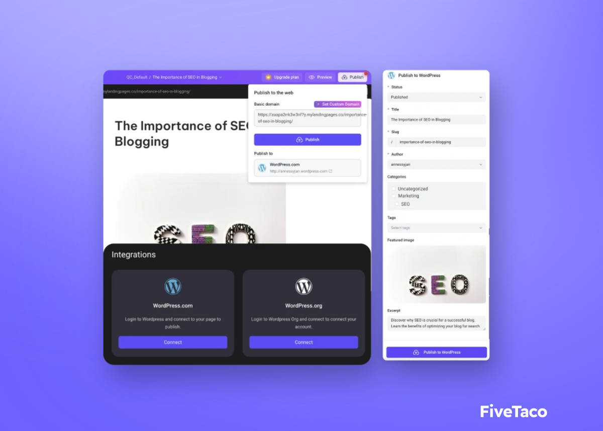 QuickCreator | FiveTaco