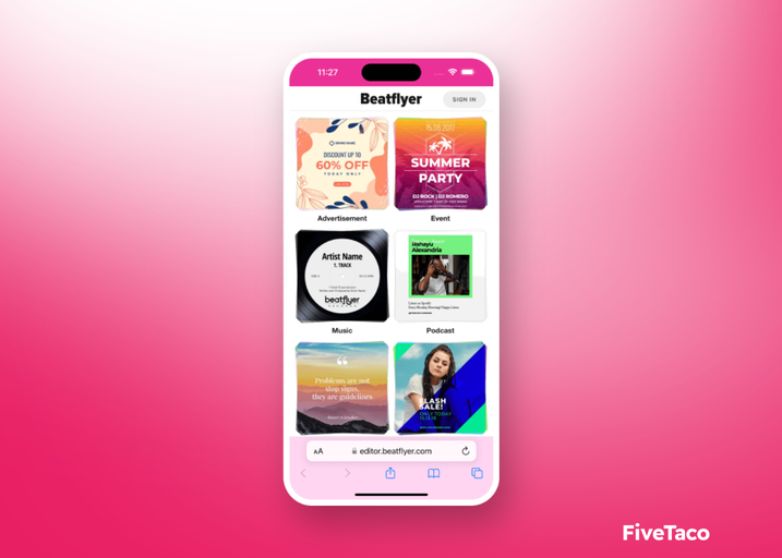 Beatflyer | FiveTaco