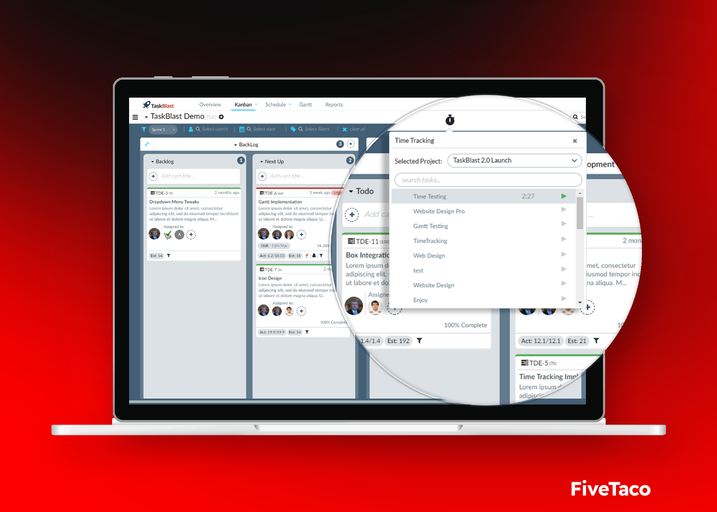 TaskBlast | FiveTaco