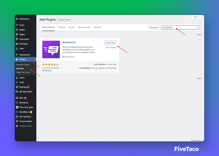 Bramework | FiveTaco