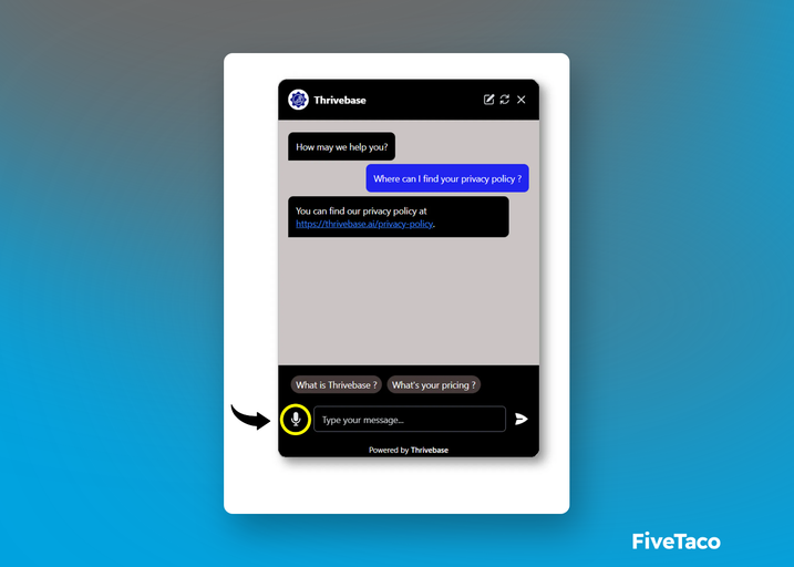 Thrivebase | FiveTaco