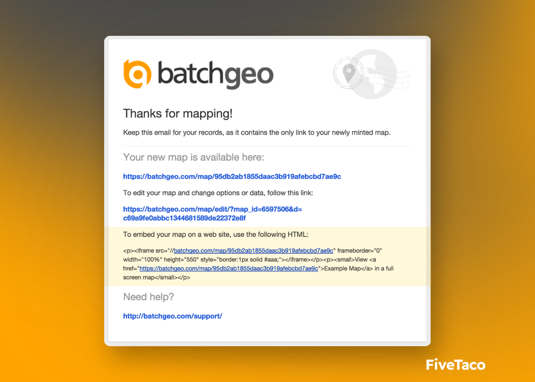 BatchGeo | FiveTaco