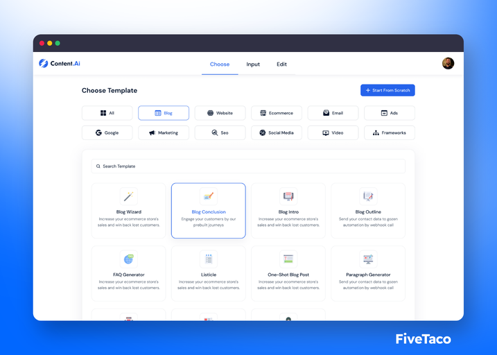 Content.Ai | FiveTaco