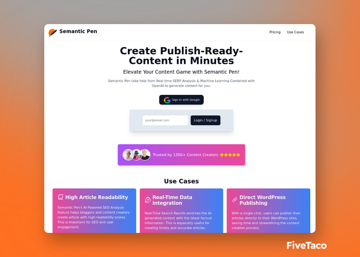 Semantic Pen | FiveTaco