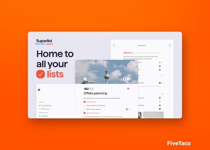 Superlist | FiveTaco