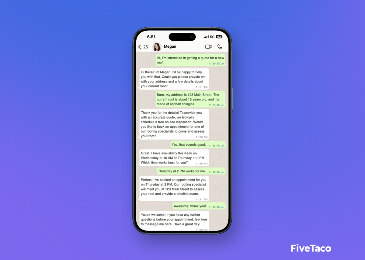 Setter AI | FiveTaco