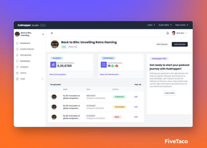 Hubhopper | FiveTaco