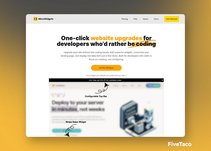 MicroWidgets | FiveTaco