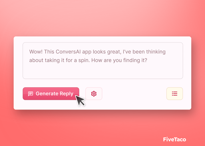 ConversAI | FiveTaco