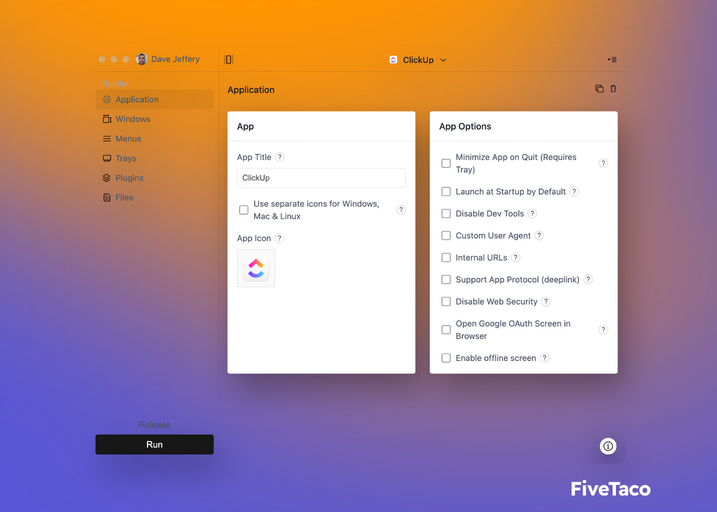 ToDesktop | FiveTaco