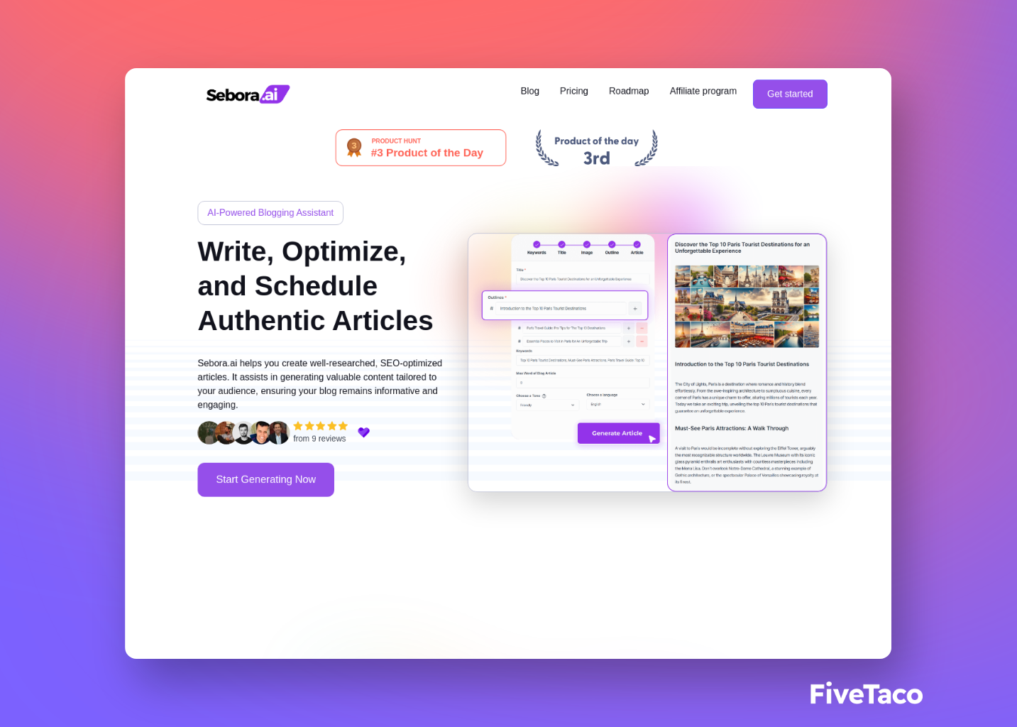 Sebora.ai | FiveTaco