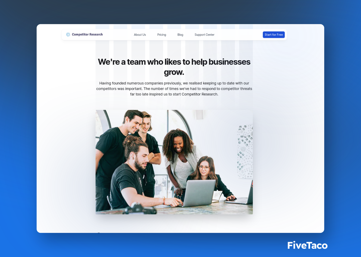 Competitor Research | FiveTaco