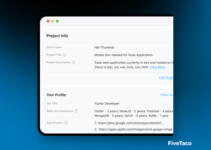 BidBuilder | FiveTaco