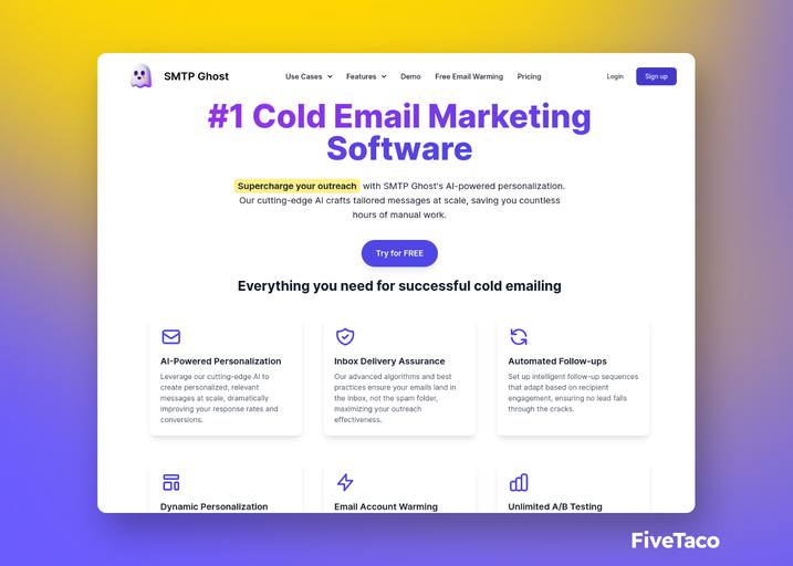 SMTP Ghost | FiveTaco