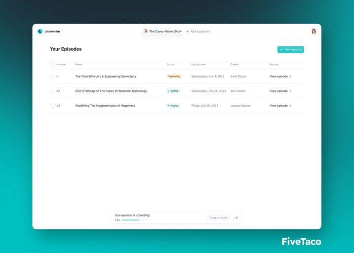 Listener.fm | FiveTaco