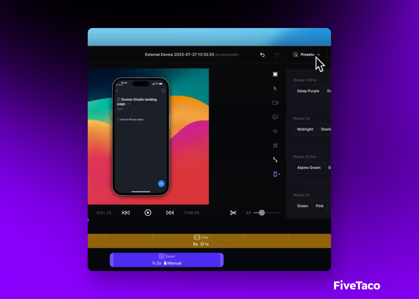 Screen Studio | FiveTaco
