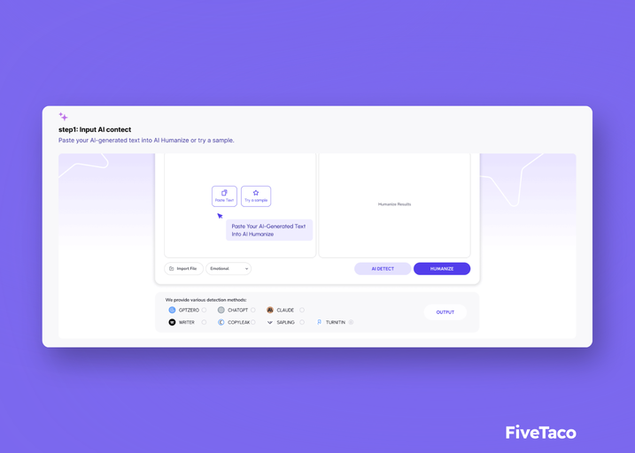 AI Humanize | FiveTaco