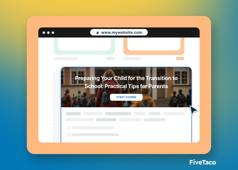 Mini Course Generator | FiveTaco