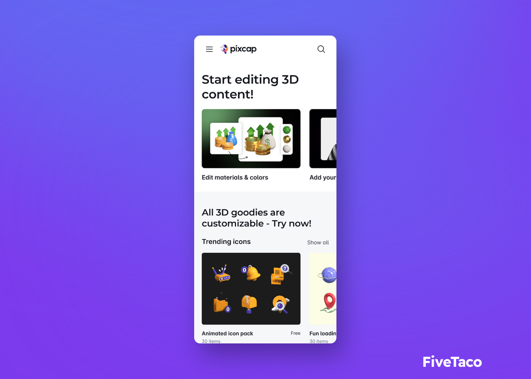 Pixcap | FiveTaco