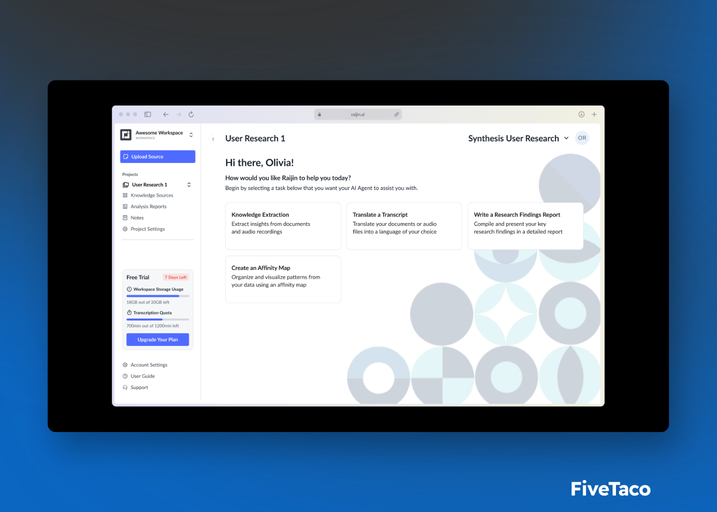 Raijin.ai | FiveTaco