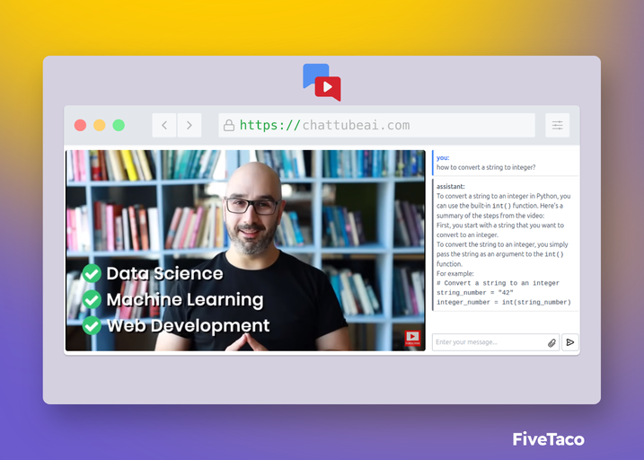 ChatTube AI | FiveTaco