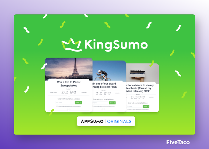 KingSumo Giveaways | FiveTaco