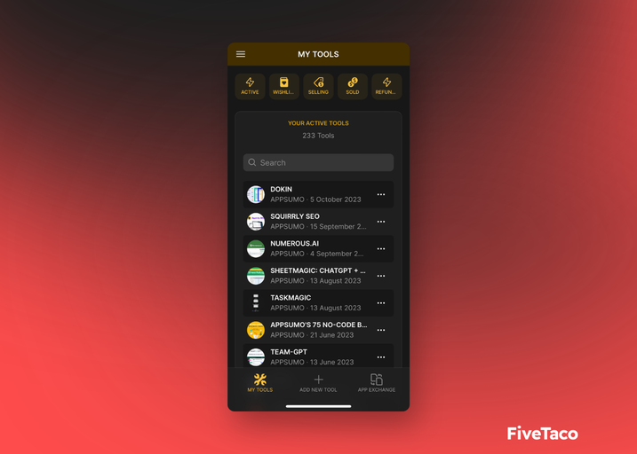 APPSTOR | FiveTaco