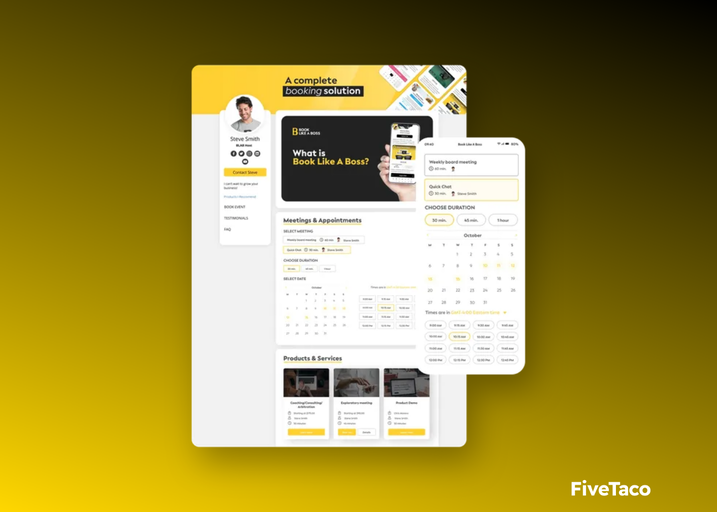 Book Like A Boss | FiveTaco