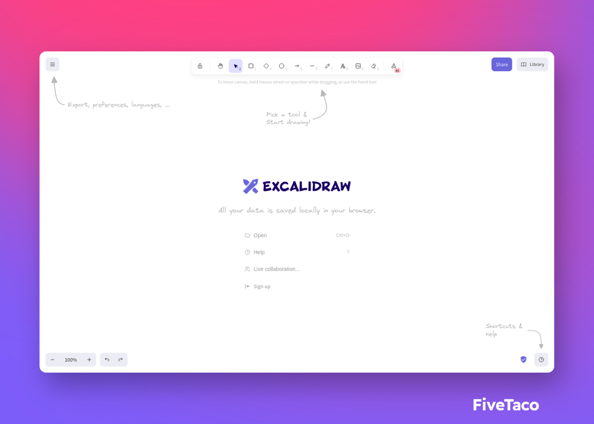 Excalidraw | FiveTaco