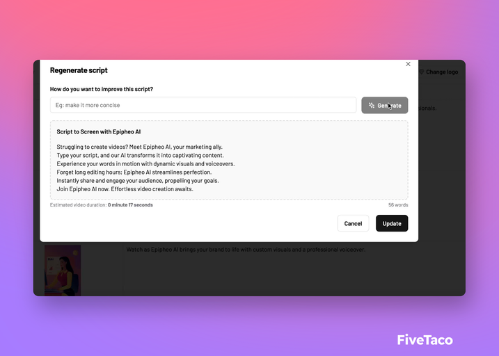 Epipheo AI | FiveTaco