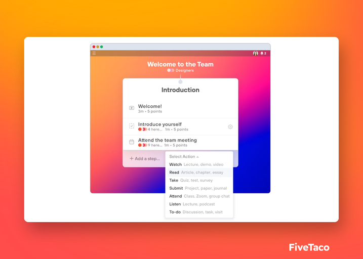 Pathwright | FiveTaco