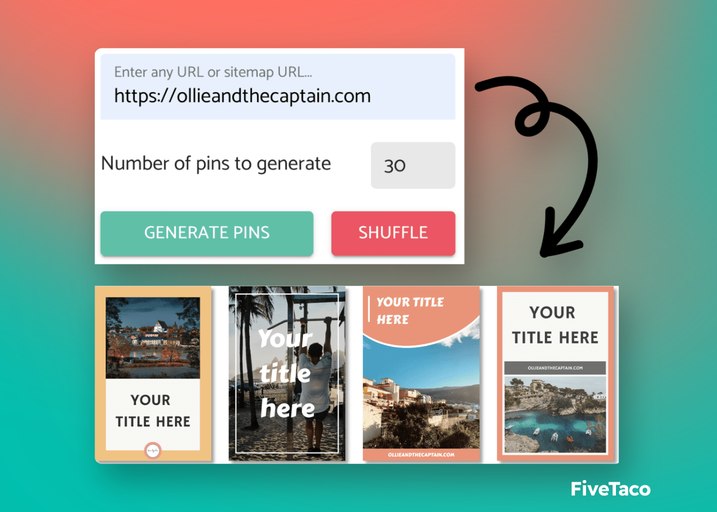 Pin Generator | FiveTaco