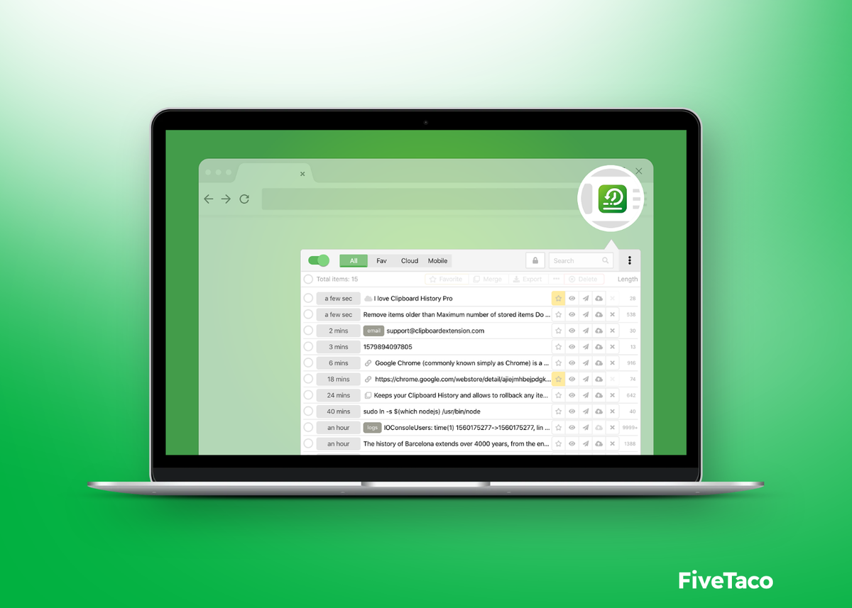 Clipboard History Pro | FiveTaco