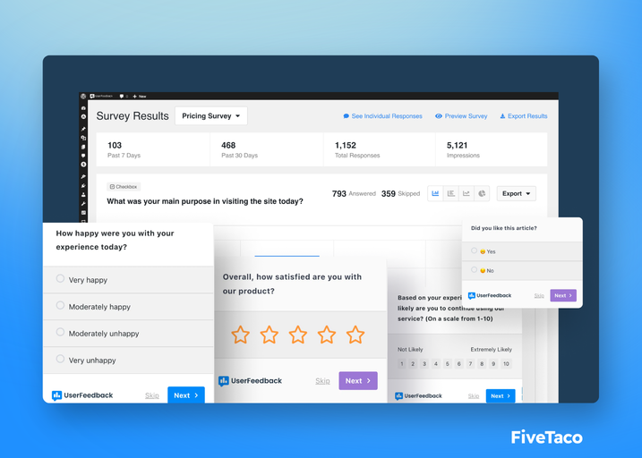 UserFeedback | FiveTaco