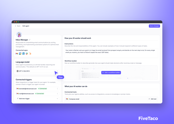 Relevance AI | FiveTaco