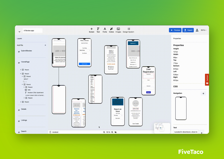 App Creation Studio | FiveTaco
