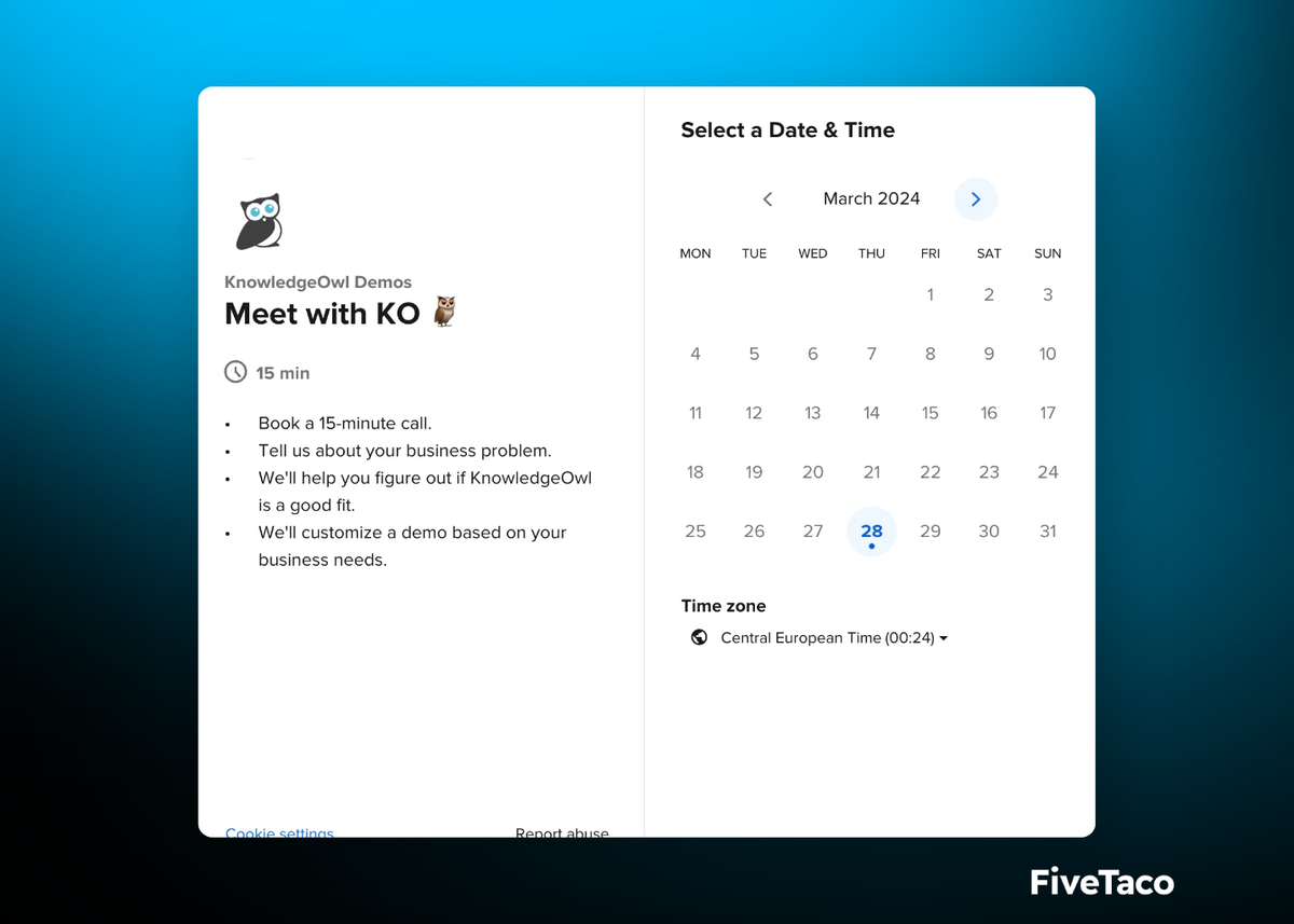 KnowledgeOwl | FiveTaco