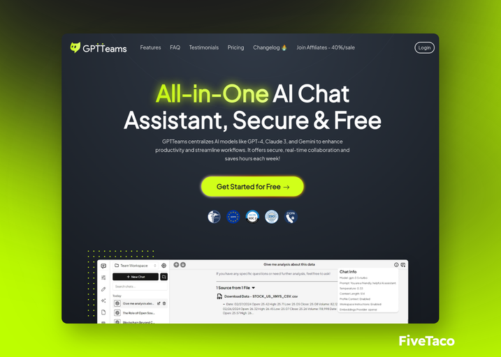 GPT TEAMS | FiveTaco