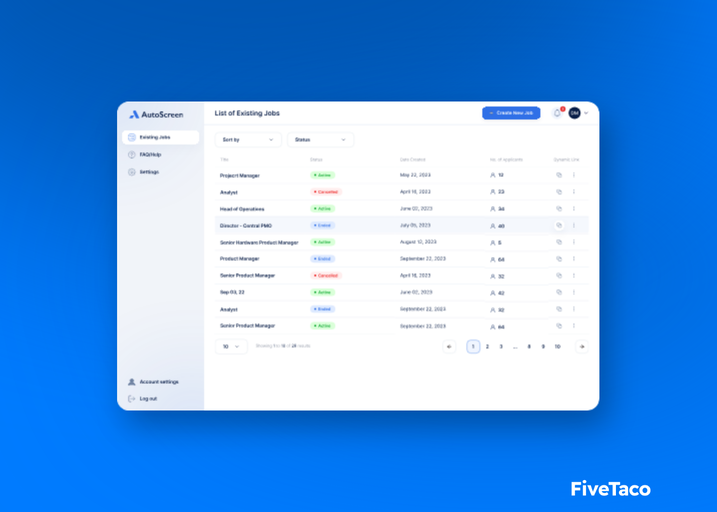AutoScreen | FiveTaco