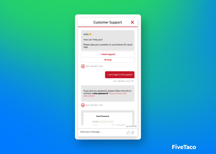 Reply-hub | FiveTaco