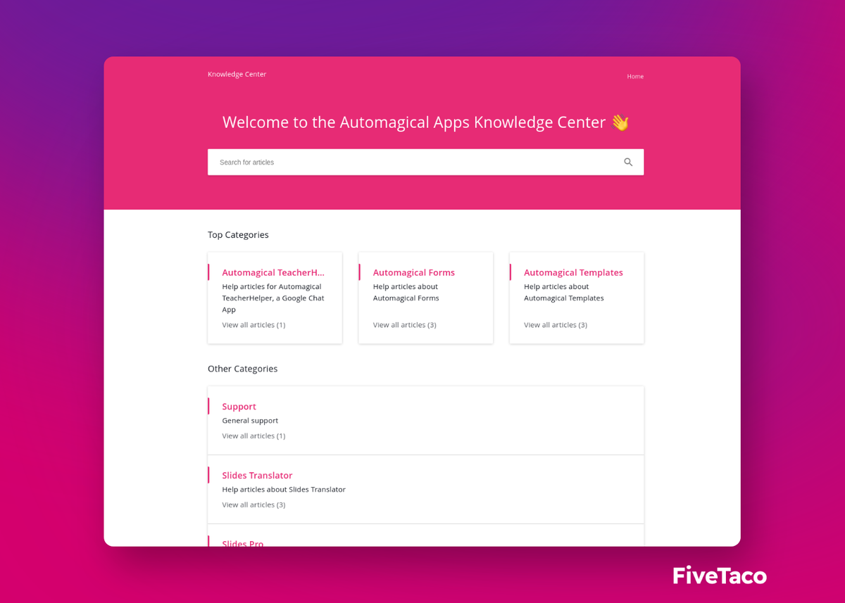 Automagical Apps | FiveTaco