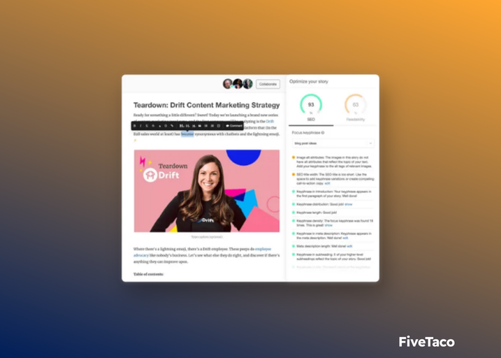 StoryChief | FiveTaco