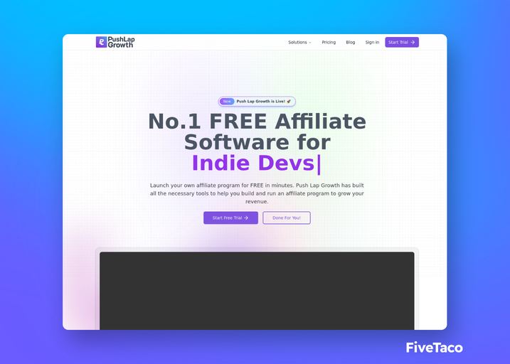 Push Lap Growth | FiveTaco