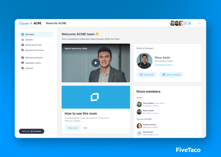 Launchdeck | FiveTaco