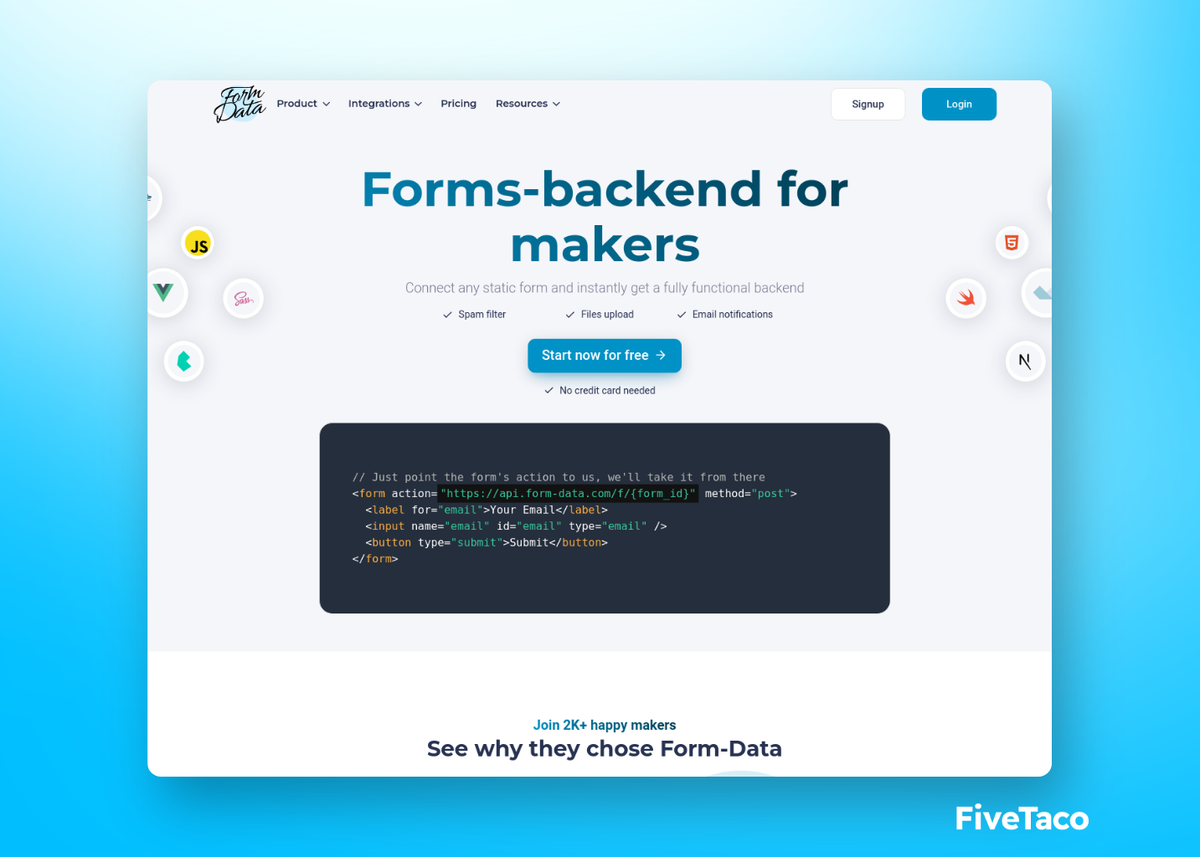 Form-Data | FiveTaco