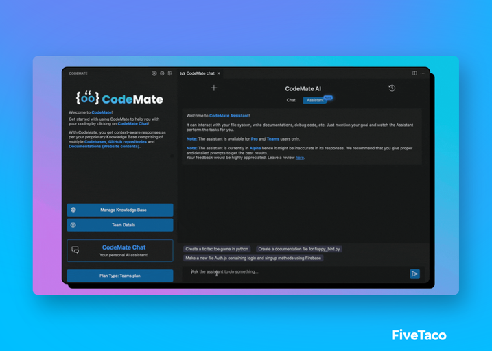 CodeMate | FiveTaco