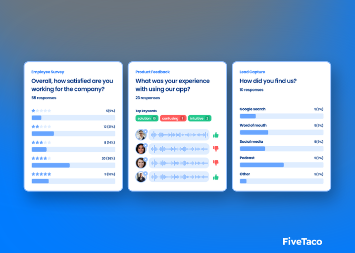 Voiceform | FiveTaco